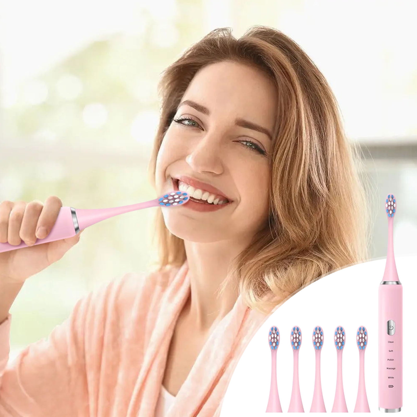 Aufmer Electric toothbrush USB Charging intelligent Soft Bristle ...