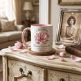 Aufmer Elegant Floral Pattern Cup Stylish Daily Drinking Vase Artistic ...