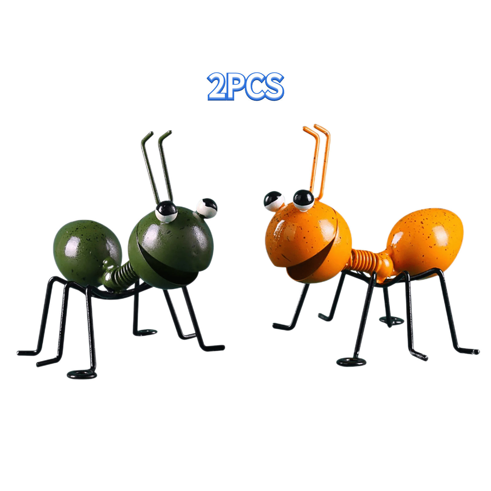 Aufmer Garden Ornaments, 2 Colorful Metal Ant Wall Decor, Indoor or ...