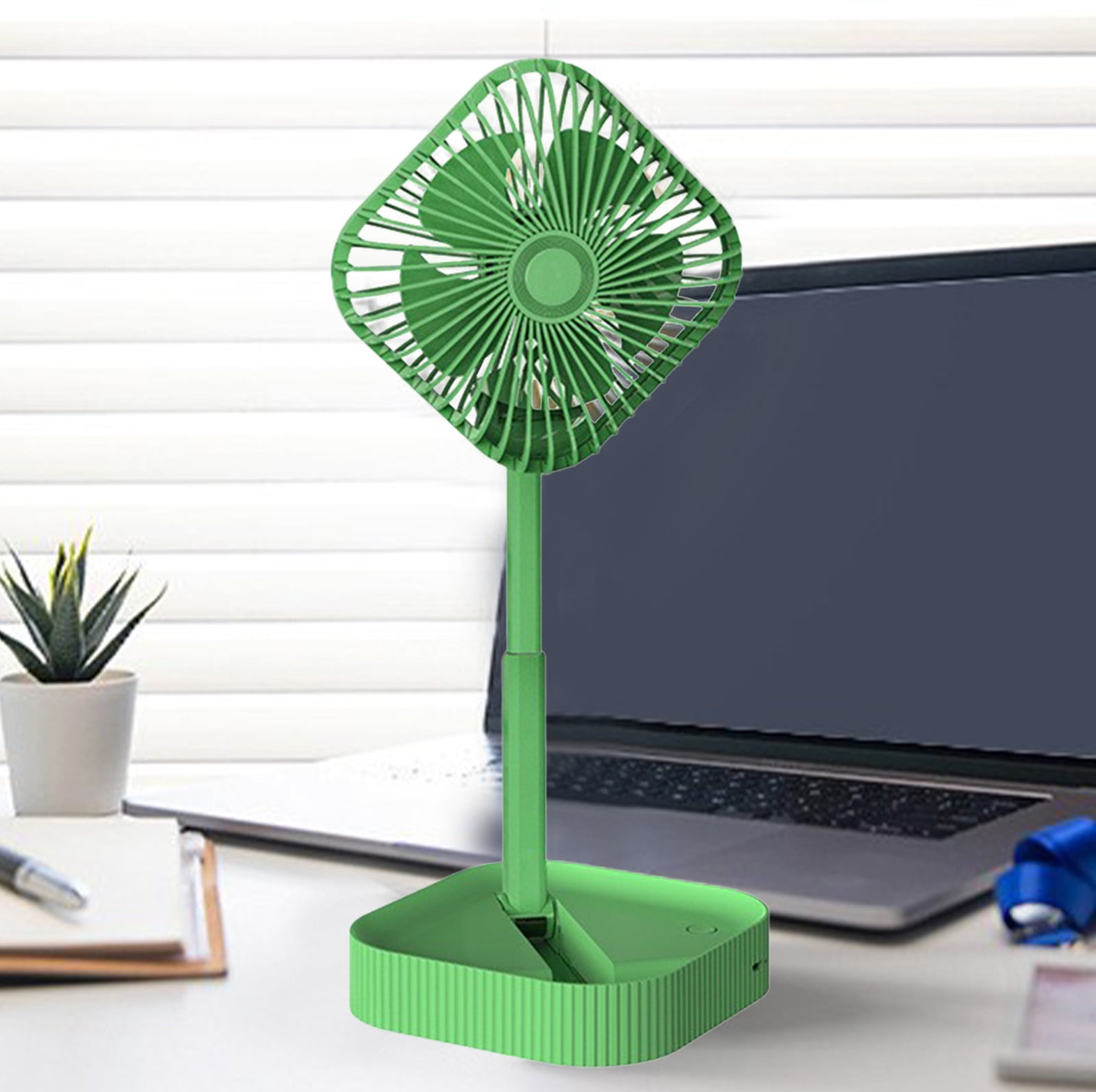Portable Pedestal Fan - Foldaway Standing Fan Foldable Desk Fan ...