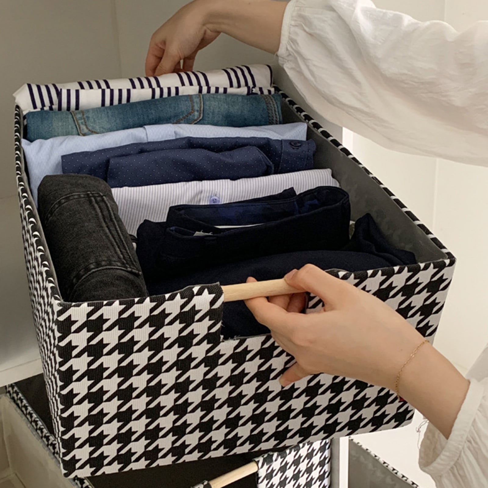 Aufmer Small Decorative Foldable Storage Box For Use┃ Storage Basket ...