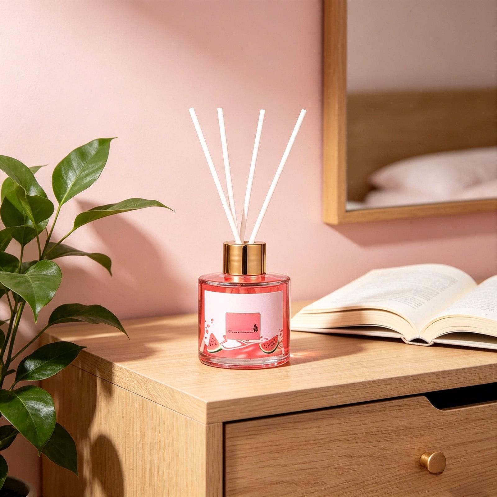 Aufmer Summer Fruit Scent Home Fragrance Kit Liquid Aroma Diffuser With ...
