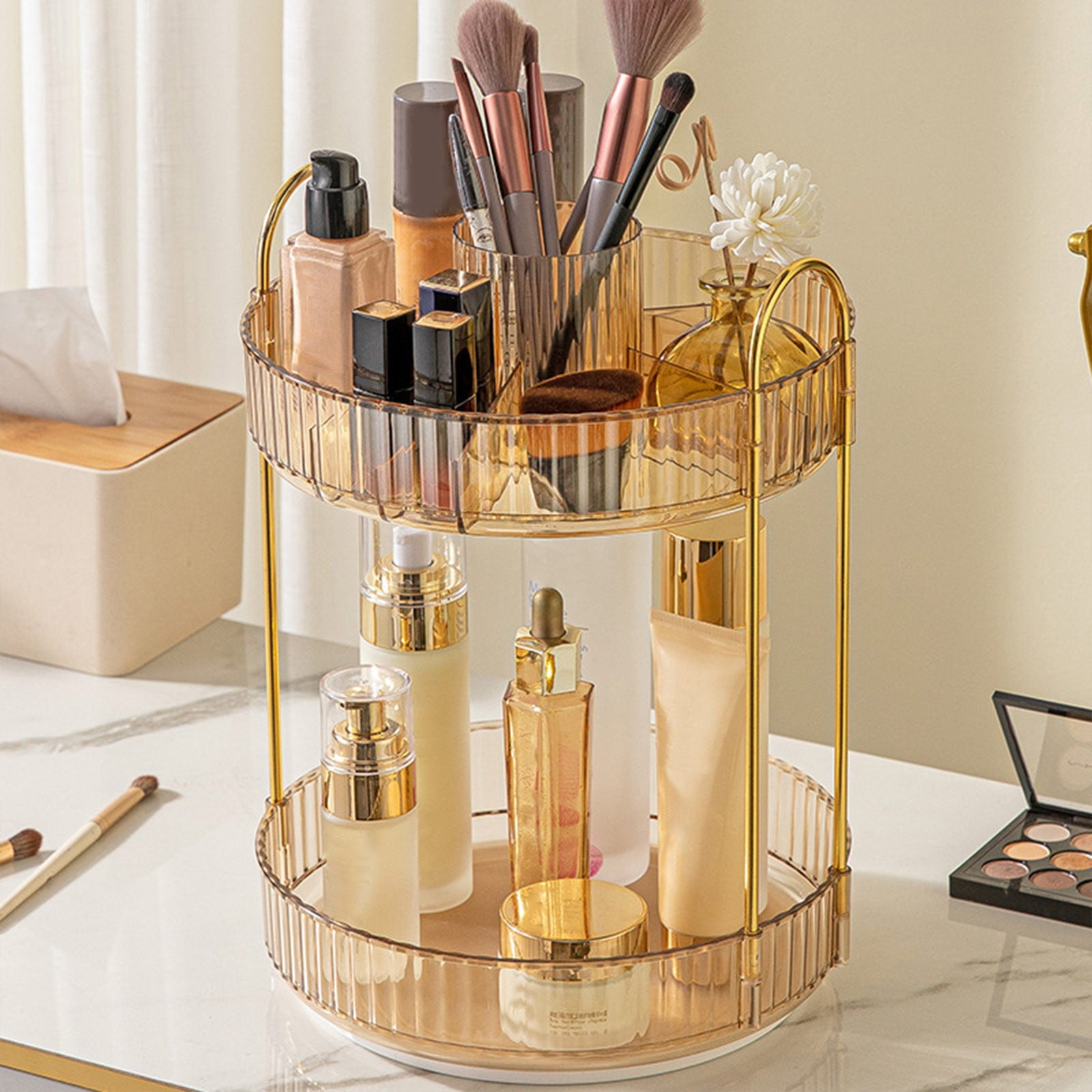 Aufmer Toiletry Storage Box┃Desktop Rotatable Dressing Table┃Skin Care ...