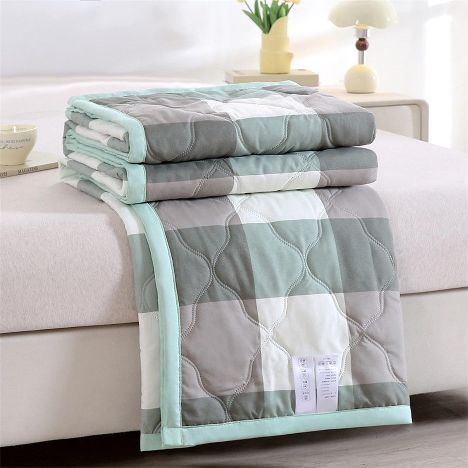 Aufmer Washable Cotton Summer Cool Quilt Lightweight Air Conditioned ...