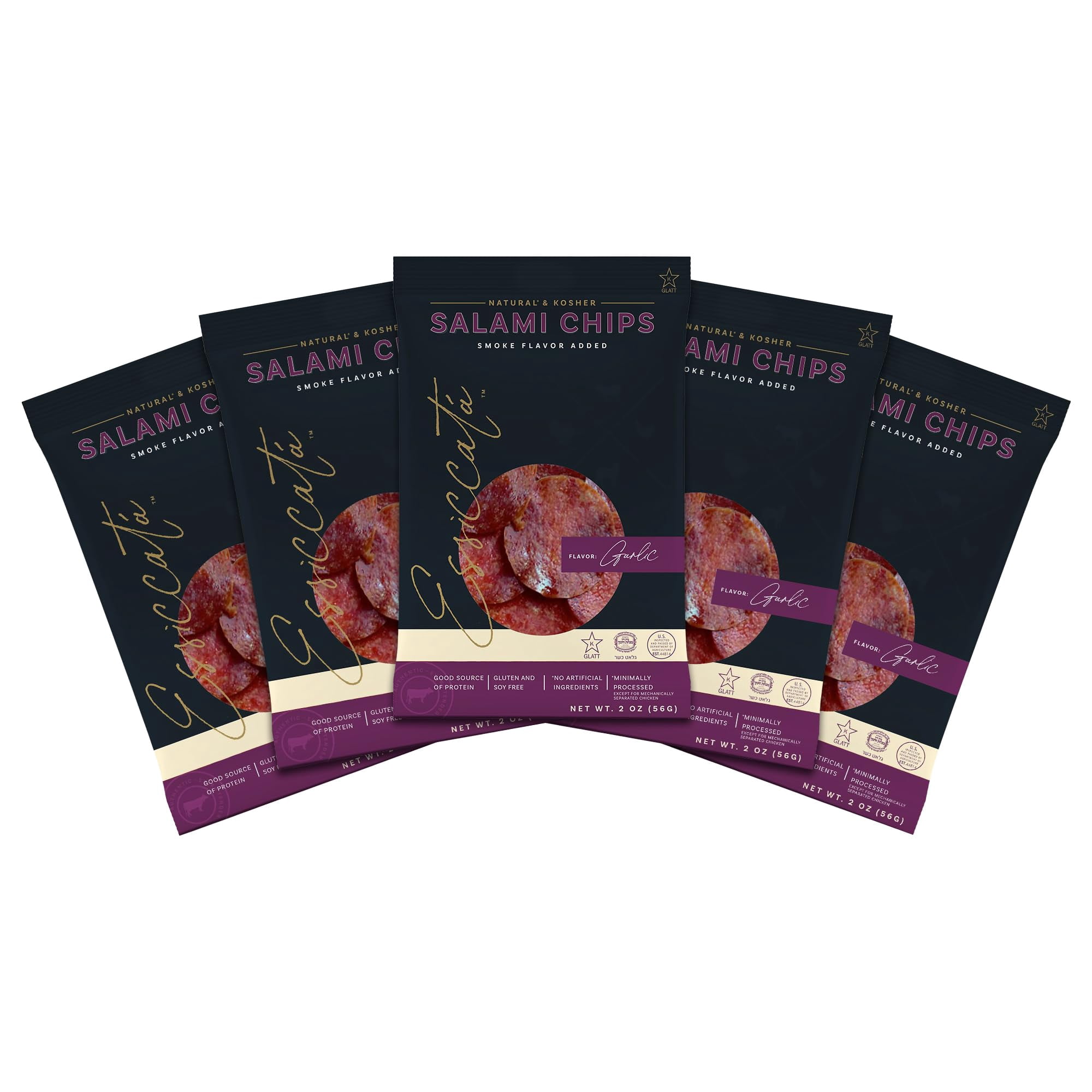 Aufschnitt Meats Kosher Salami MZF22 Chips - Sliced Sausage ...