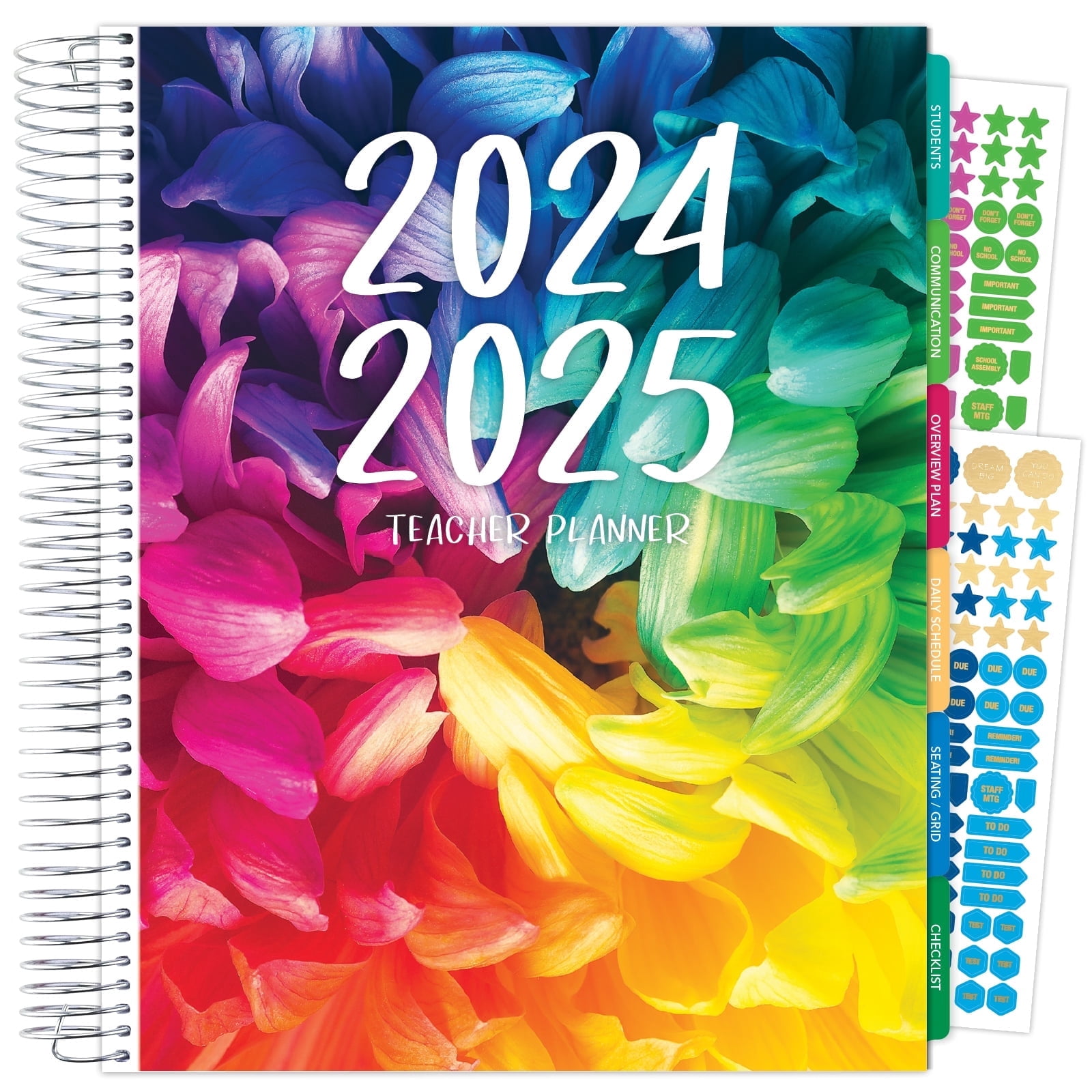 Global Printed Products 2024-2025 Deluxe Teacher Planner, 8.5"x11 ...
