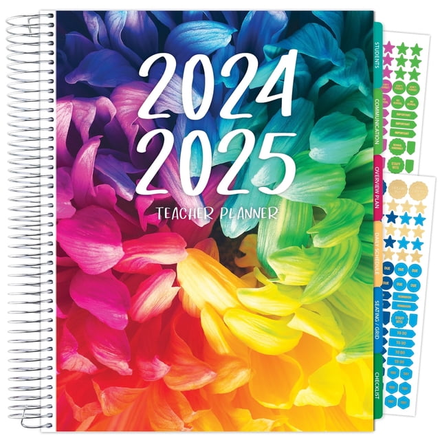 Global Printed Products 2024-2025 Deluxe Teacher Planner, 8.5"x11 ...