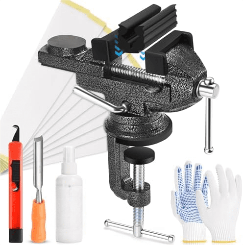 AugFir Golf Grip Kit for Regripping Golf Clubs, Portable Table Vise ...