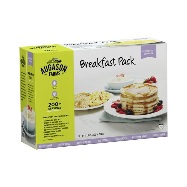Augason Farms Breakfast Pack Emergency Food Storage Kit - Walmart.com