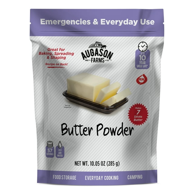 Augason Farms Dehydrated Butter Powder Resealable Pouch Emergency Food ...