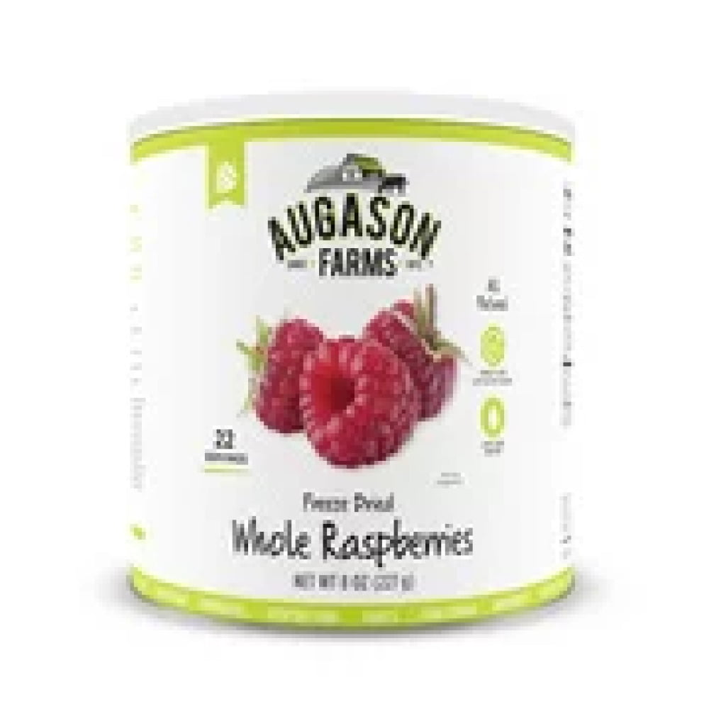 Augason Farms Fruit Freeze-Dried Raspberries Gluten Free (Pack of 20 ...