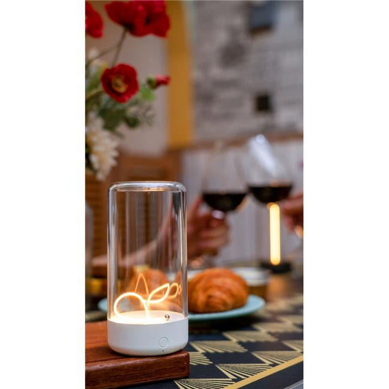 Auge Light AGDSLYL2202 Fila Night Mini Ambient Desk Lamp, Yellow ...