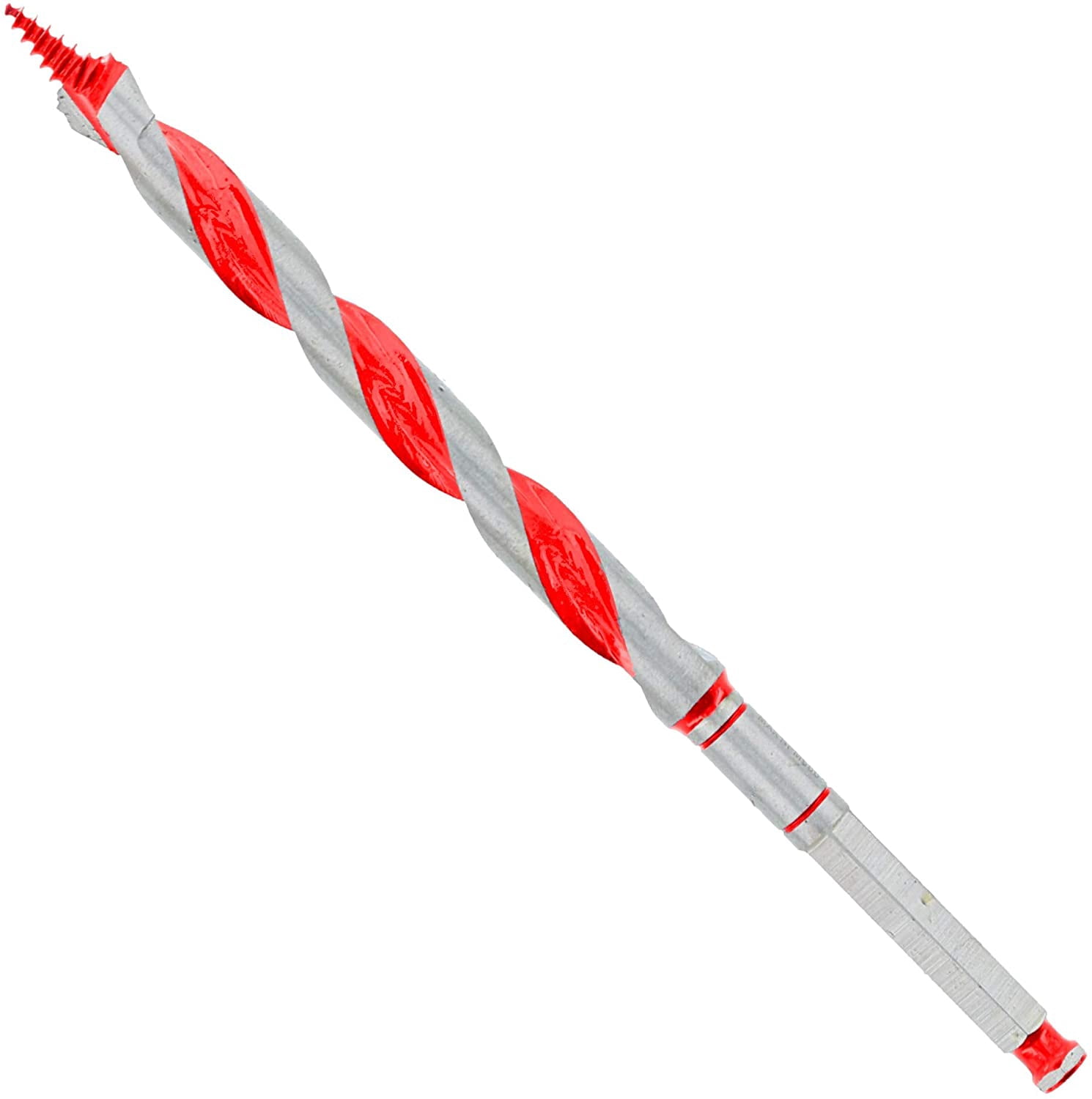 Auger Bit for Wood & Nail-Embedded Wood - 1/2" Diameter, 7-1/2" Length ...