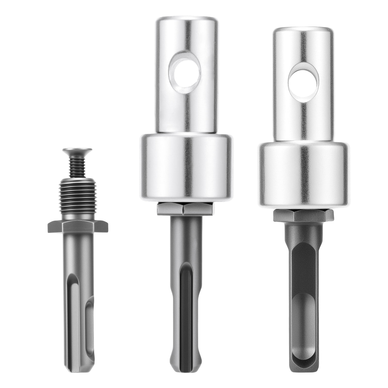 Auger Drill Adapter High Hardness Steel 1/2" Impact Garden Earth Drill ...