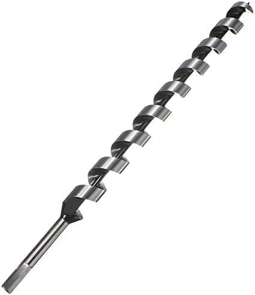 Auger Drill Bit with Coarse Screw Point for Fast Penetration in Hard and Soft Woods, Self ...
