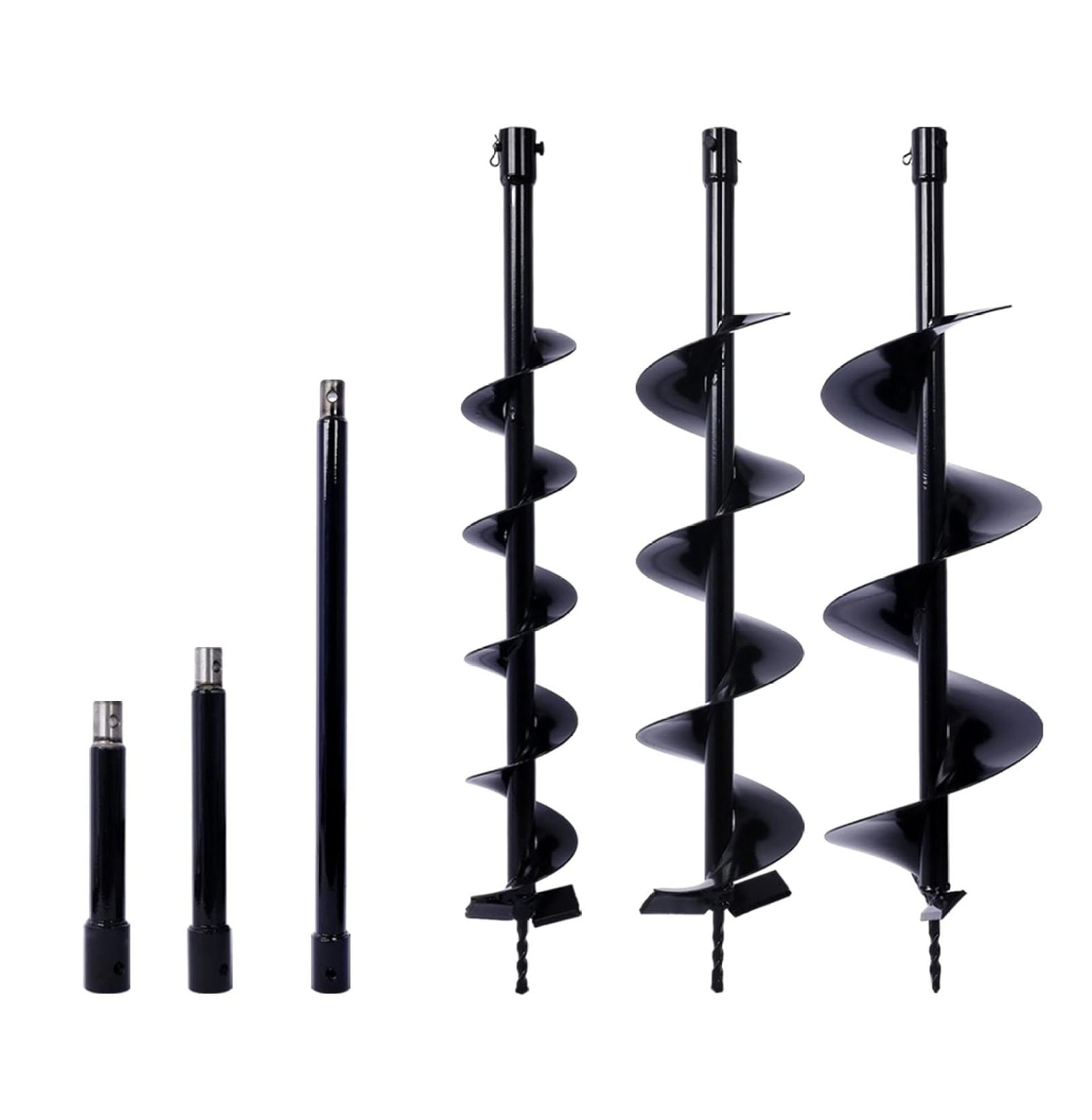 Auger Drill Bit for Planting Holes – 4", 6", 8" Earth Digging Kit with ...
