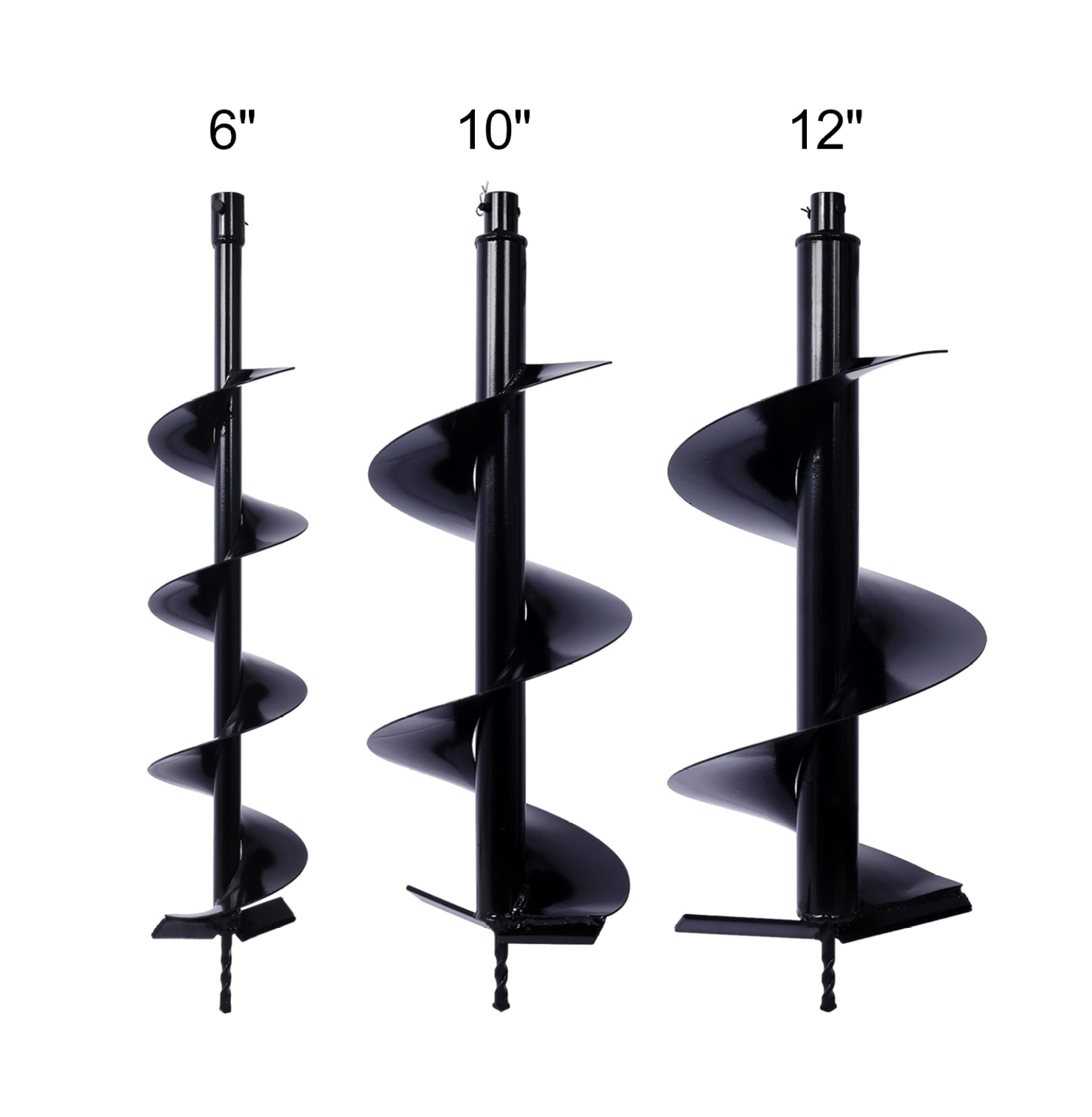 Auger Drill Bit Set - 6", 10", 12" Planting Auger for 3/4" Shaft, Bulb ...