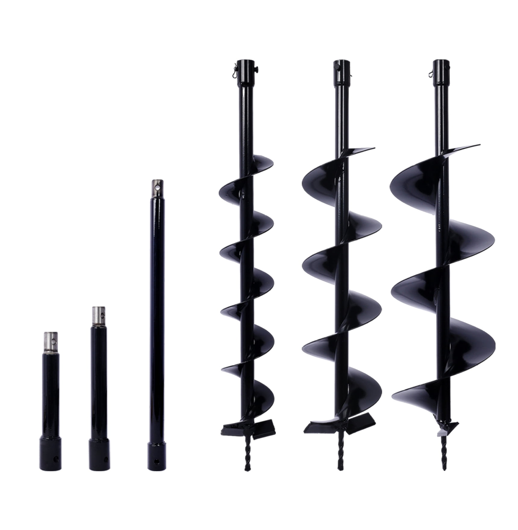 Auger Drill Bit Set for Planting - 3/4" Shaft Hole Digger Kit - 4", 6 ...