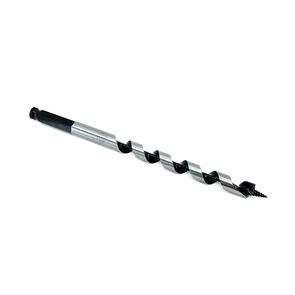 Auger Drill Bit for Wood, 7/16” Hex Shank, Fast Drilling Bits for Soft ...