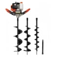 Auger Post Hole Digger 52CC 1700W Electric Auger Digging Drill w/4"6"8 ...