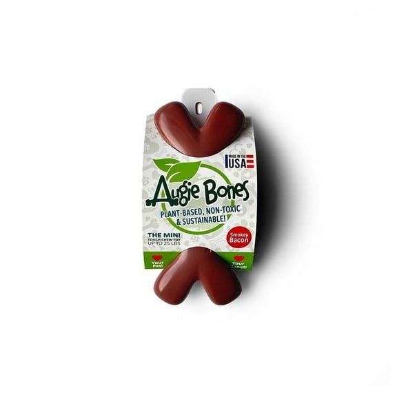 Augie Bones-MINI- Smokey Bacon-Nylon Free, Tough Chew Toys for Dogs ...