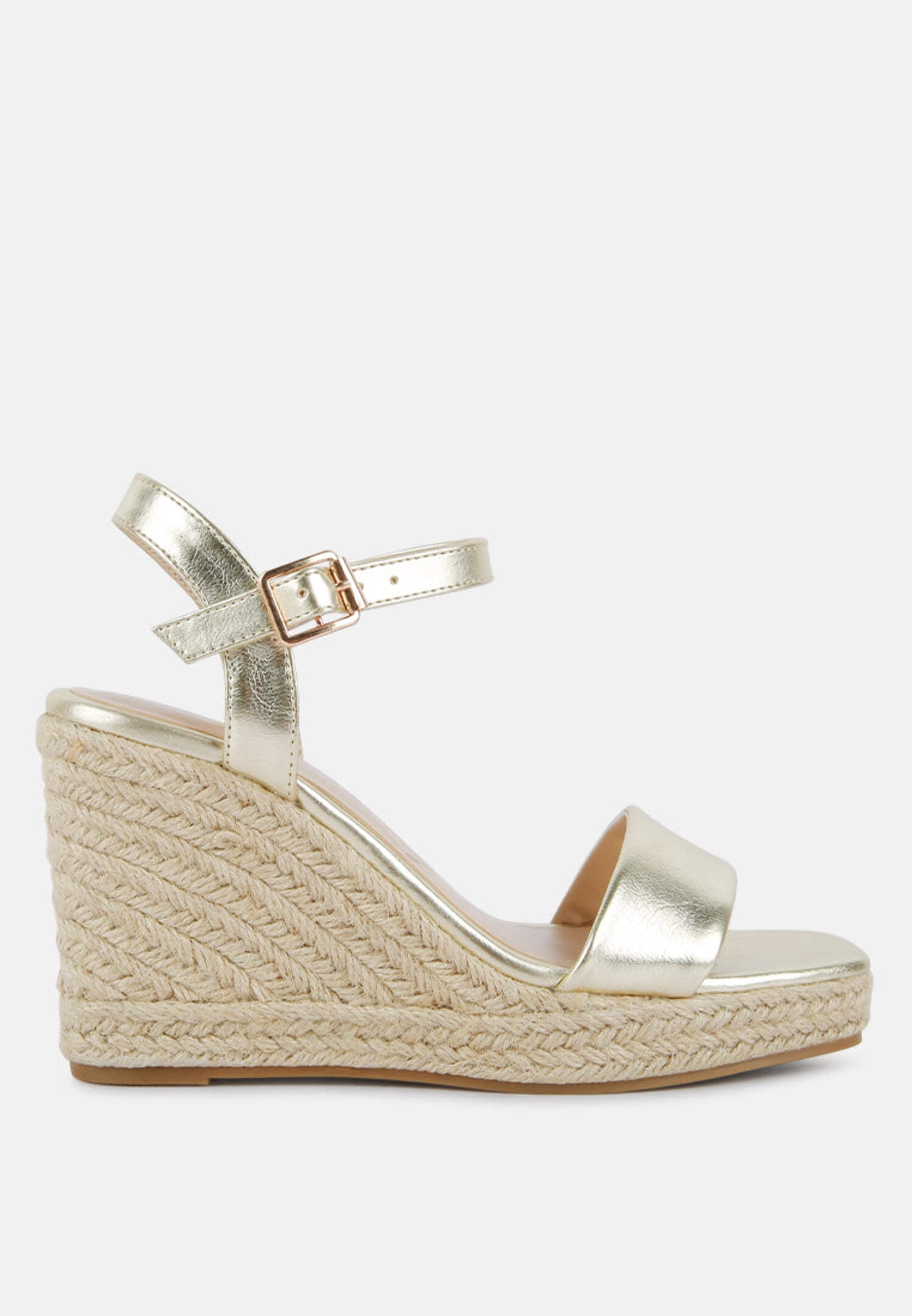 Augie Woven Wedge Sandals - Walmart.com
