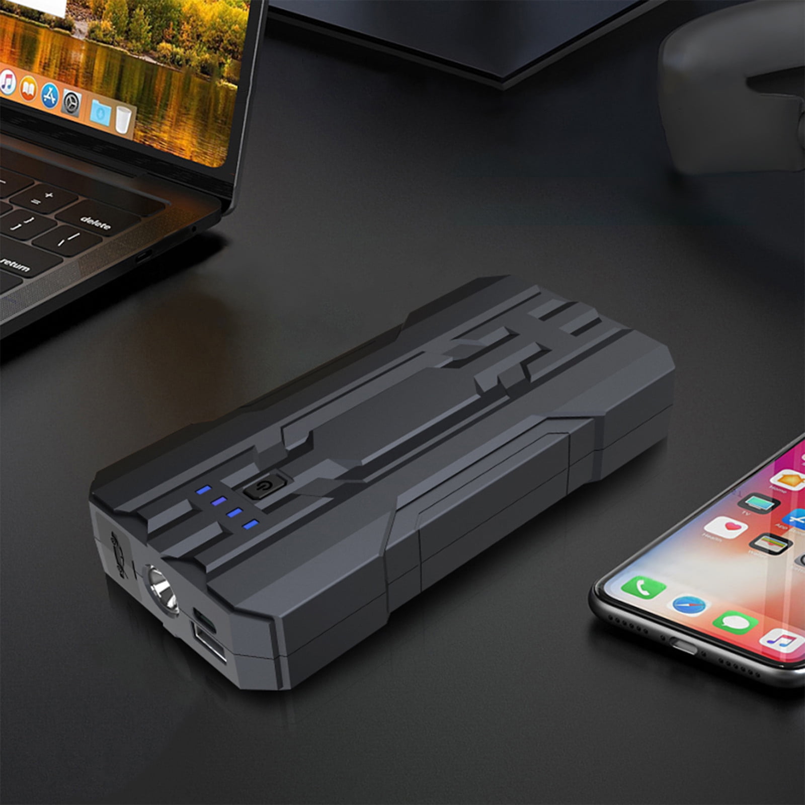 Augper 8000mAh Portable Jump Box - Car Battery Booster Pack for Up To 3 ...