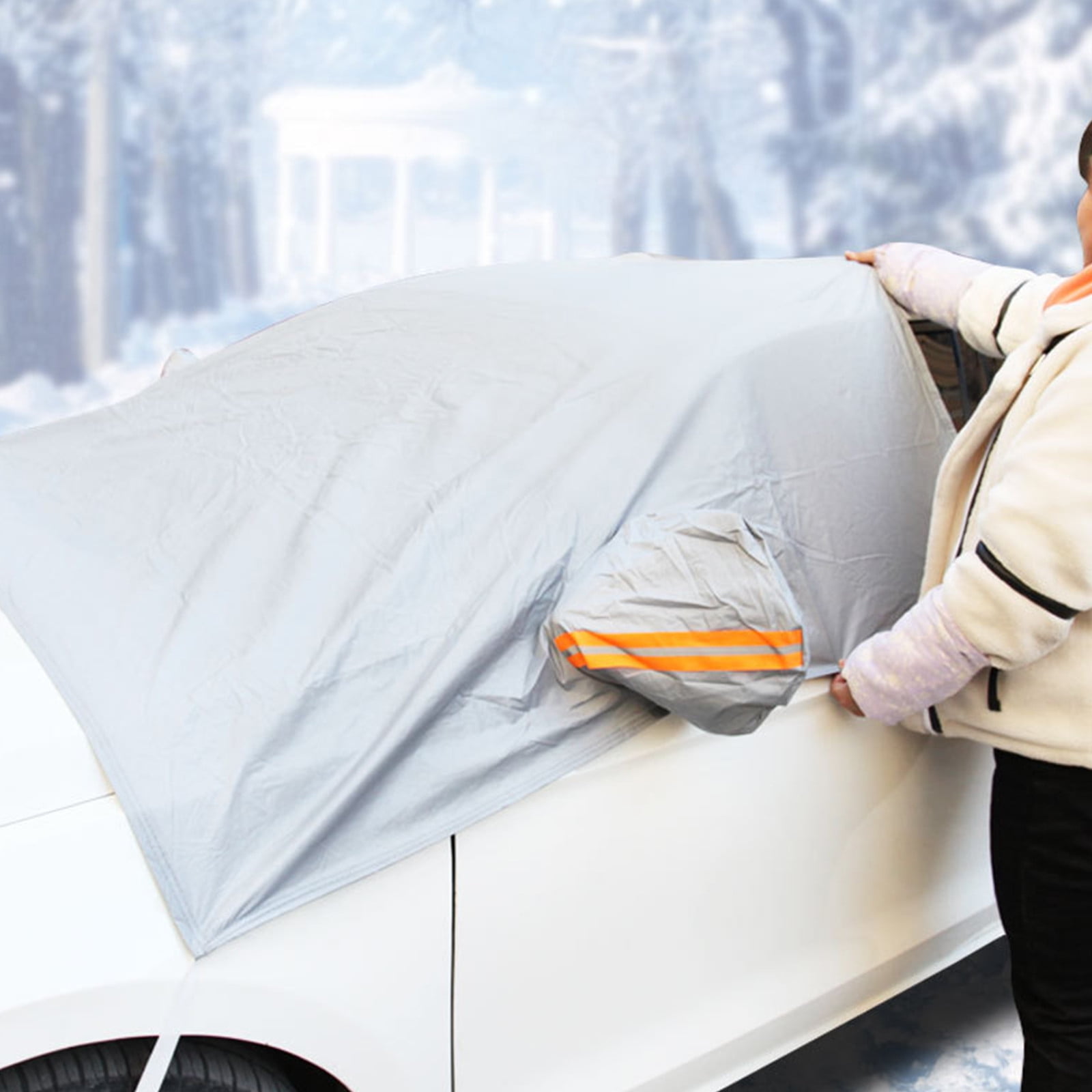 Augper Car Windshield Snow Cover For Ice Frost, Winter Car Cover ...