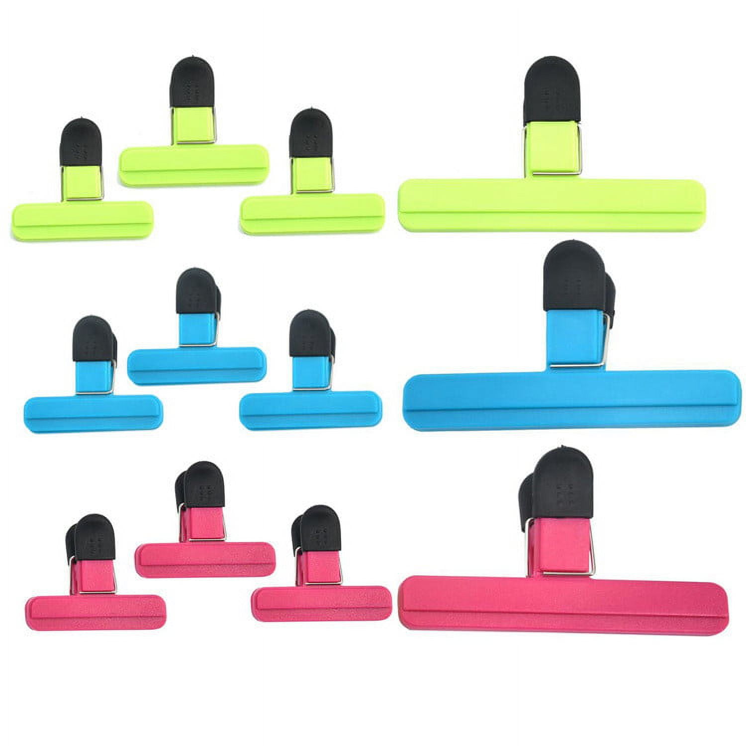 Augper Chip Bag Clips Heavy Duty Food Clips Assorted Colors For Coffee ...