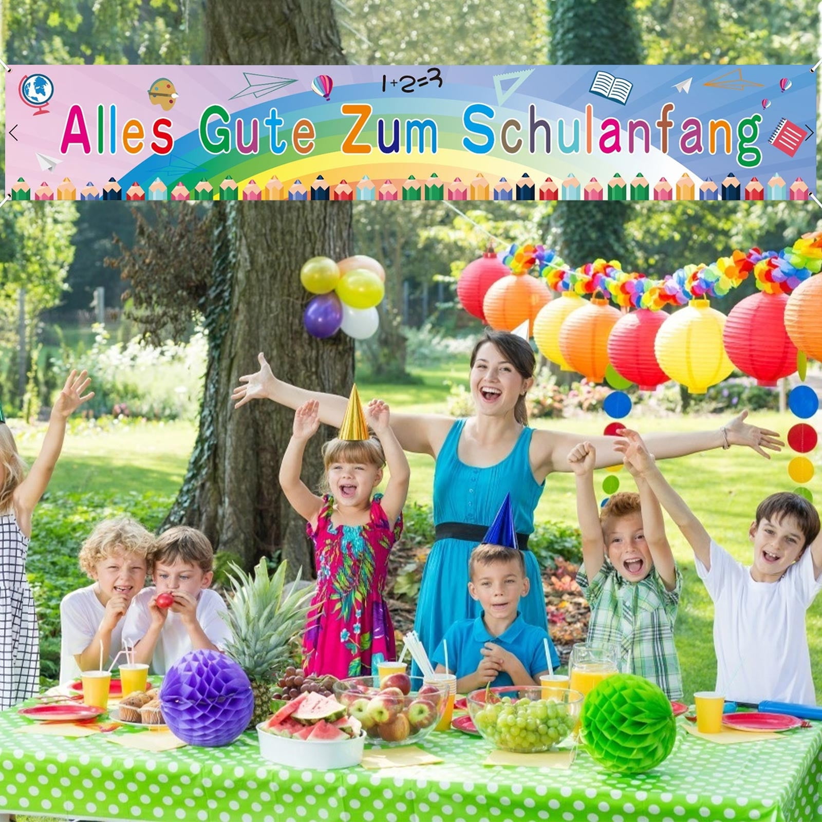 Augper Clearance Back to School Felt Banner Cute 3D Apple Pencil ...