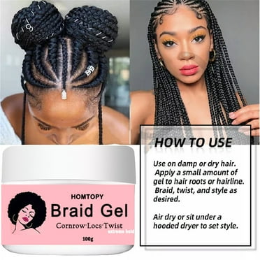 Esha Slick N Slay 2-in-1 Extreme Hold for Unisex Frizz Control Braids ...
