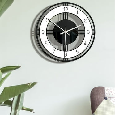 OCEST Retro Wall Clock 9 Inch Green Kitchen Wall Clock Round Silent Non ...