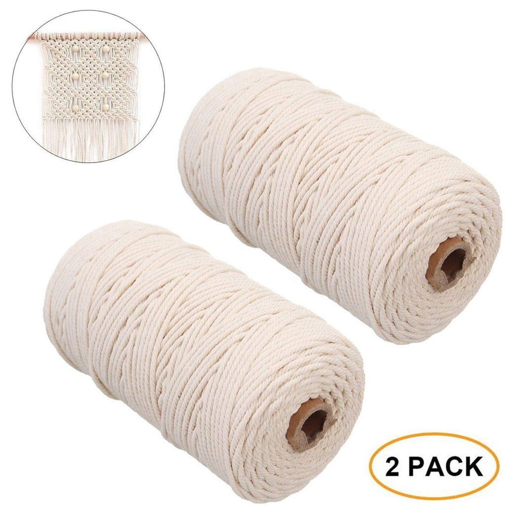 Augper Clearance Home Decor White String,Cotton Bakers Twine, 2 mm*200 ...