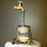 Invisible Flowing Spout Watering Can Faucet Fountain Floating Tap ...