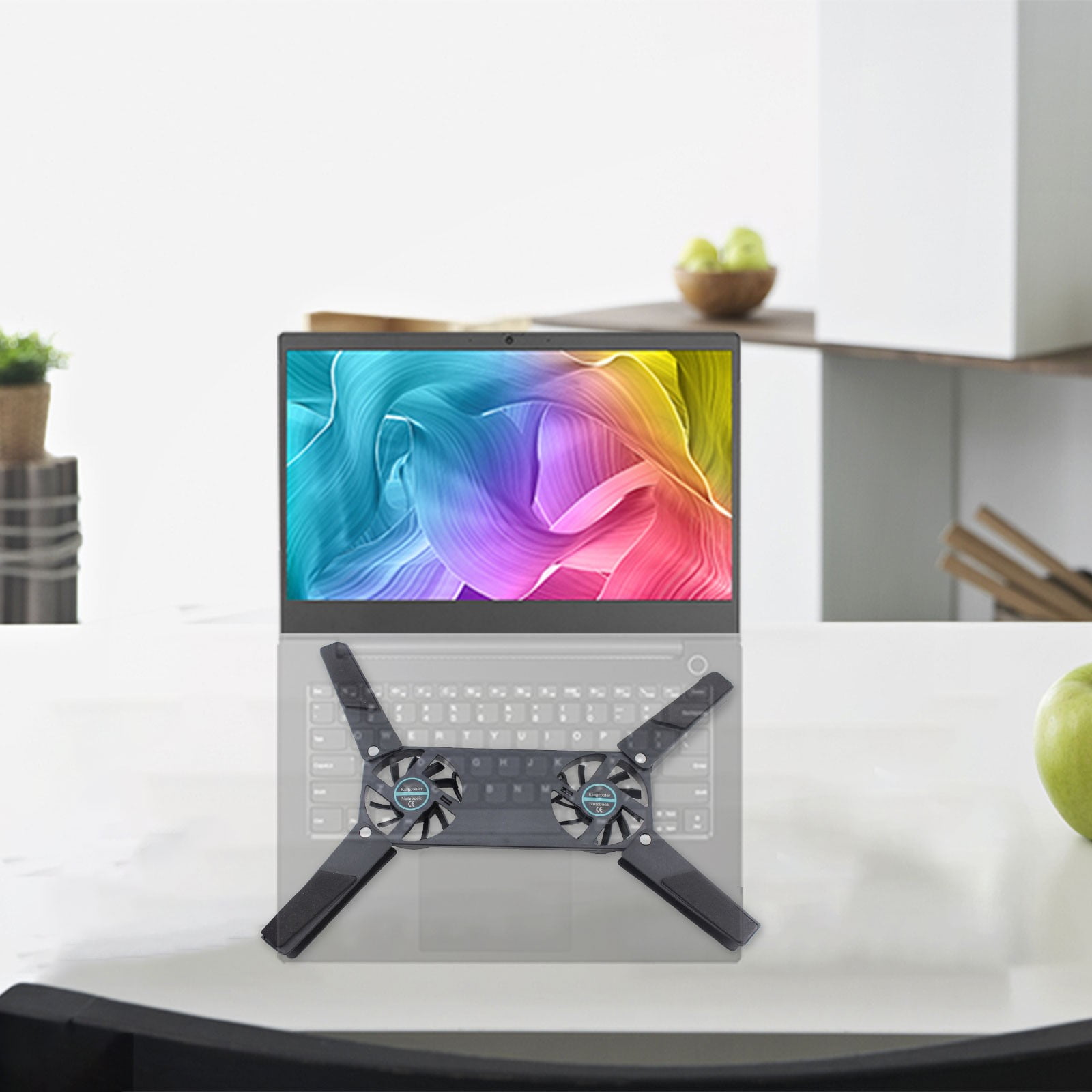 Augper Laptop Cooling Pad for Screens up to 15", Black - Walmart.com