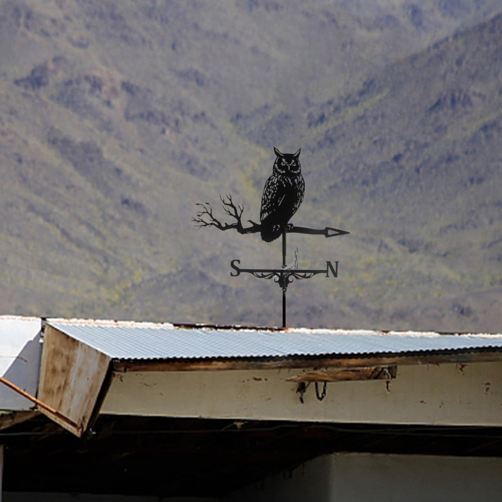 Augper Clearance Outdoor Exquisite Metal Weather Vane Hollow Out Wind ...