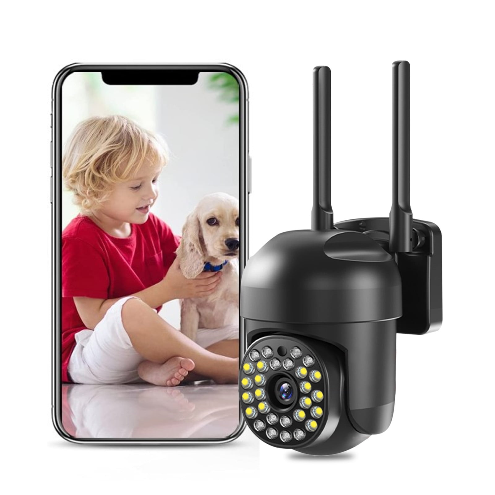 Augper Clearance Outdoor Security Cameras, 2.4GHz & 5G WiFi Cameras for ...