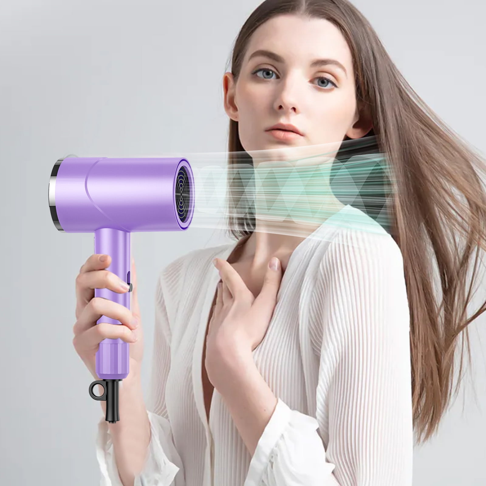 Augper Electric Hair Dryer High-power Electric Hair Dryer Home Hair Dryer Hot Wind Comb Hair ...