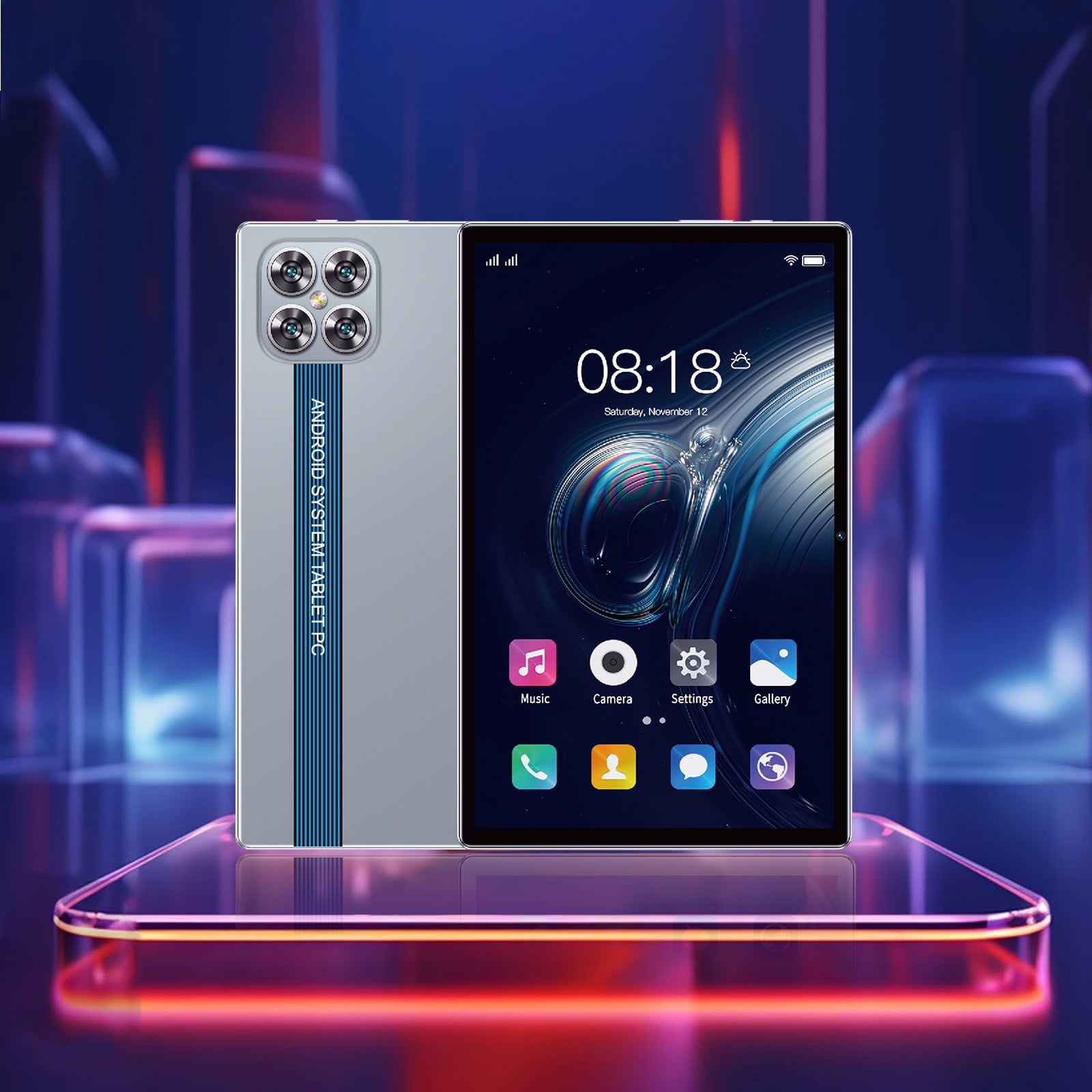 Augper High Configuration 10.1inch Tablet 4+32G Ultra-thin HD Display 2.4G/5G WiFi 256G android ...