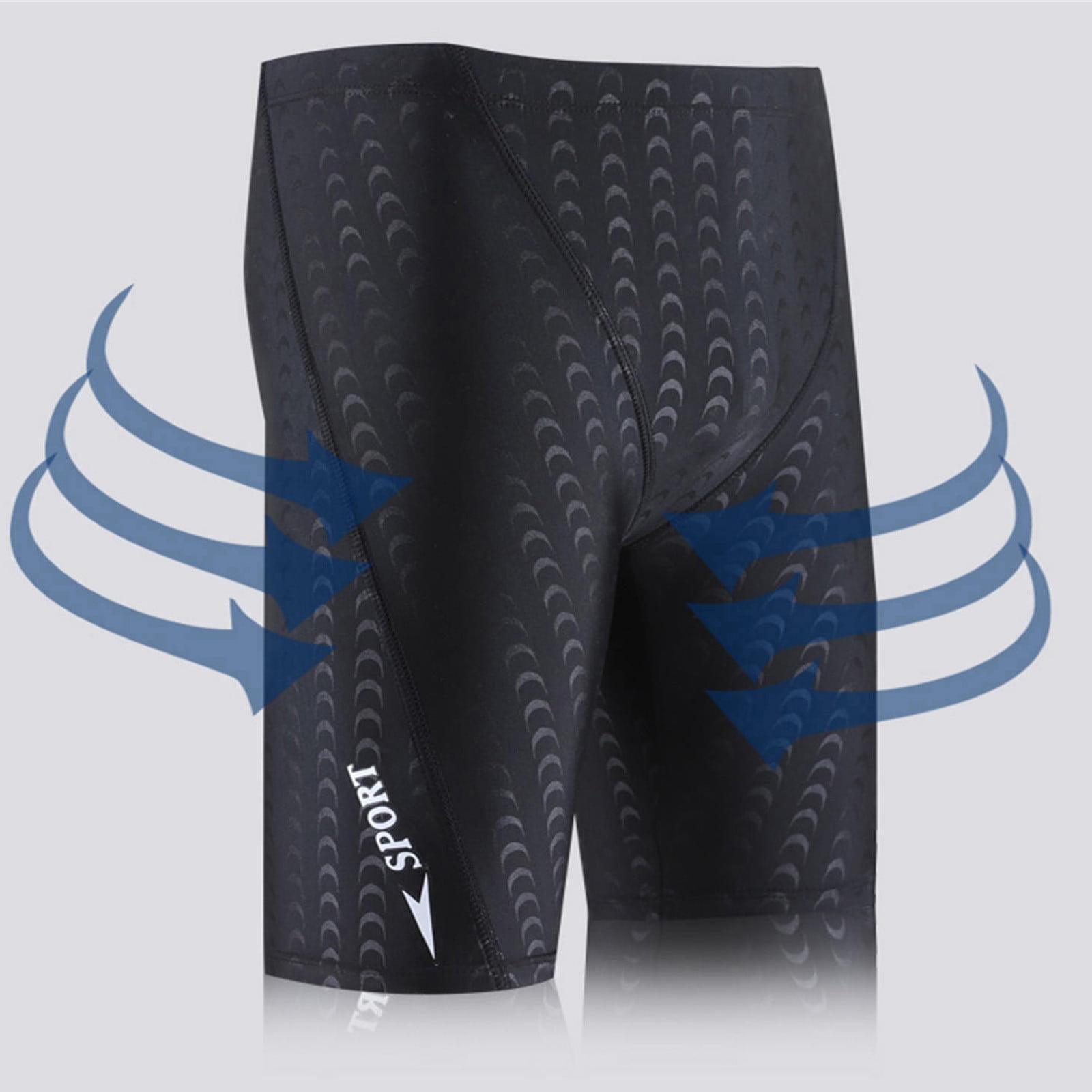 Augper Men's 5 Points Flat Angle Skin Hot Spring -awkward Adult Solid ...