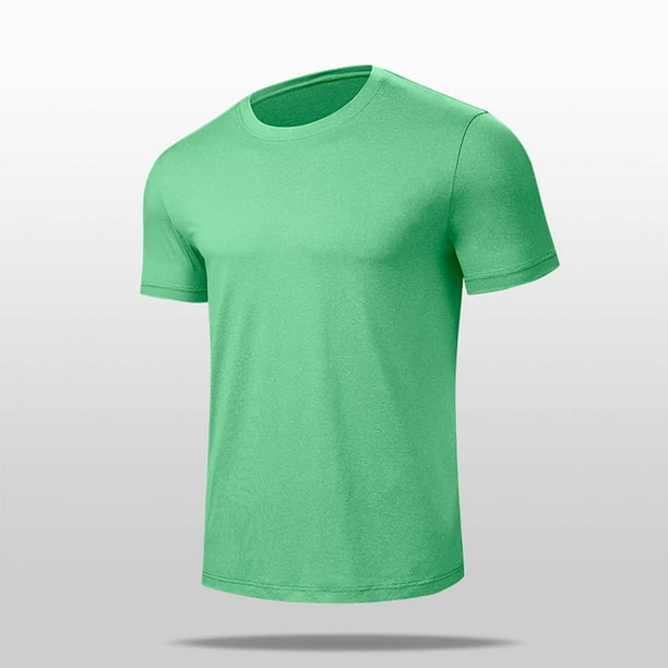 Augper Men's Summer Solid Color Casual Loose Short Sleeved Augper Men's Summer Solid Color Casual Loose Short Sleeved