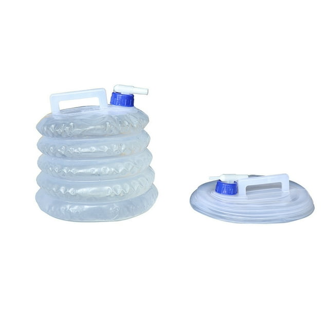 Augper Outdoor Collapsible Water Bag Camping Foldable Water Container Storage Carrier - Walmart.com