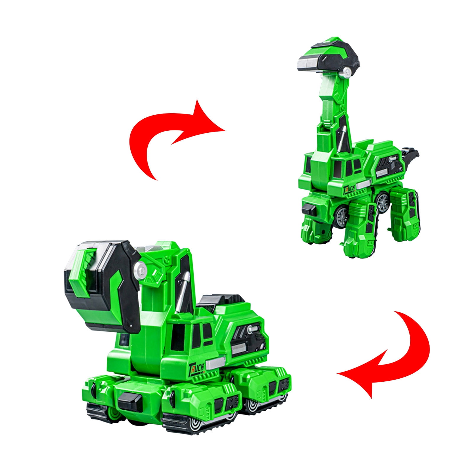 Augper Transforming Excavating Machinery Brachiosaurus Toys Engineering Vehicle Transformer Car ...