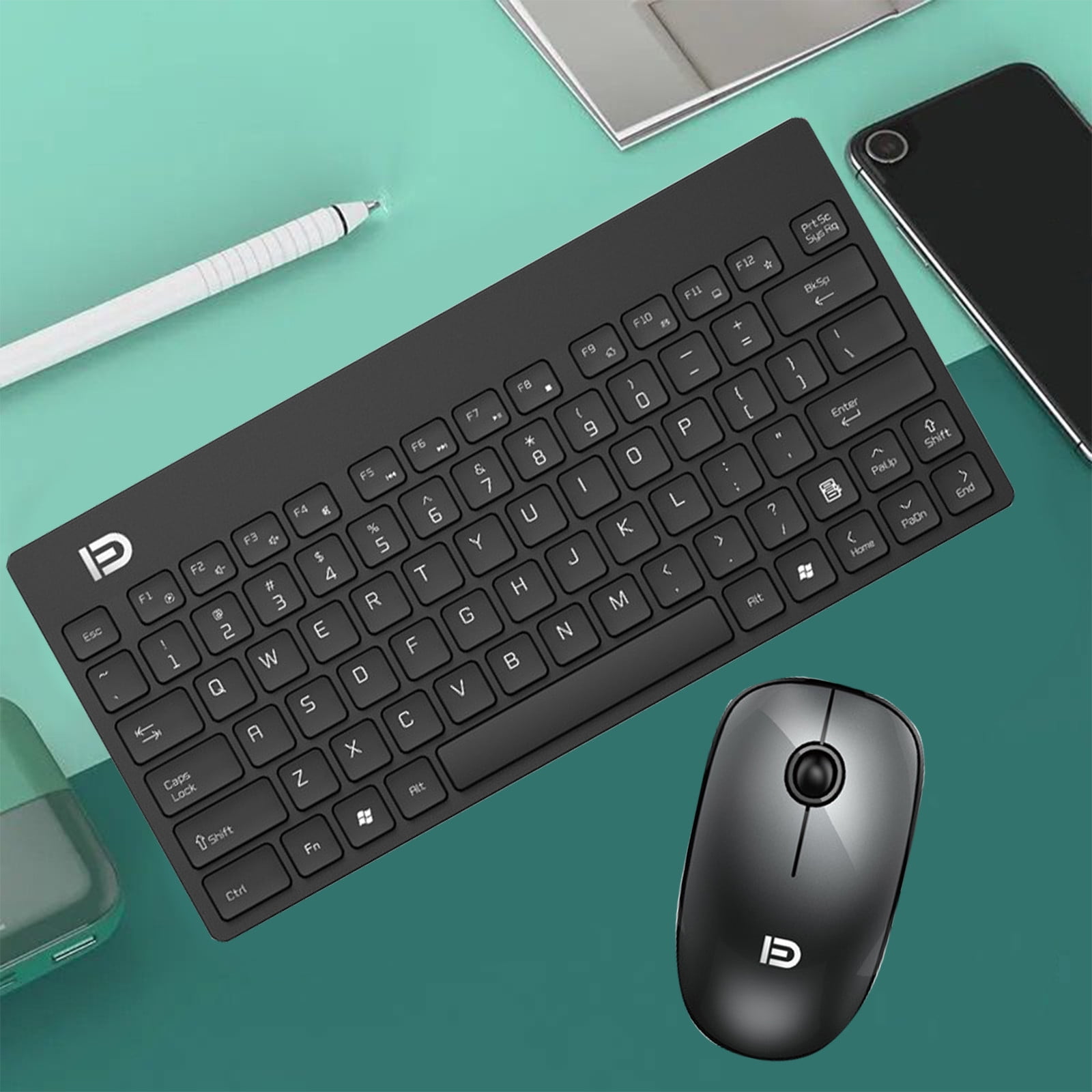 Augper Wireless Keyboard and Mouse Set Game, Home Office, Thin and ...