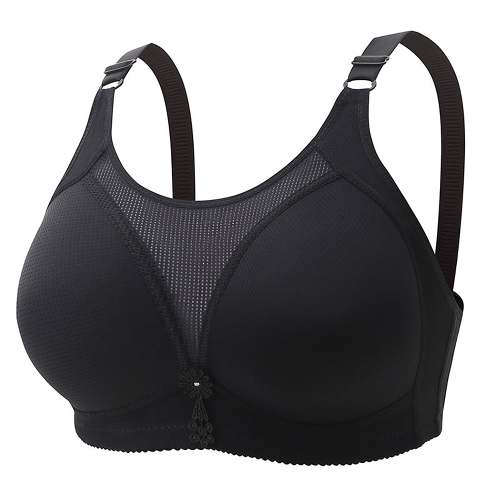 Augper Women Bras Plus Size Behind Buckle Comfortable Breathable ...