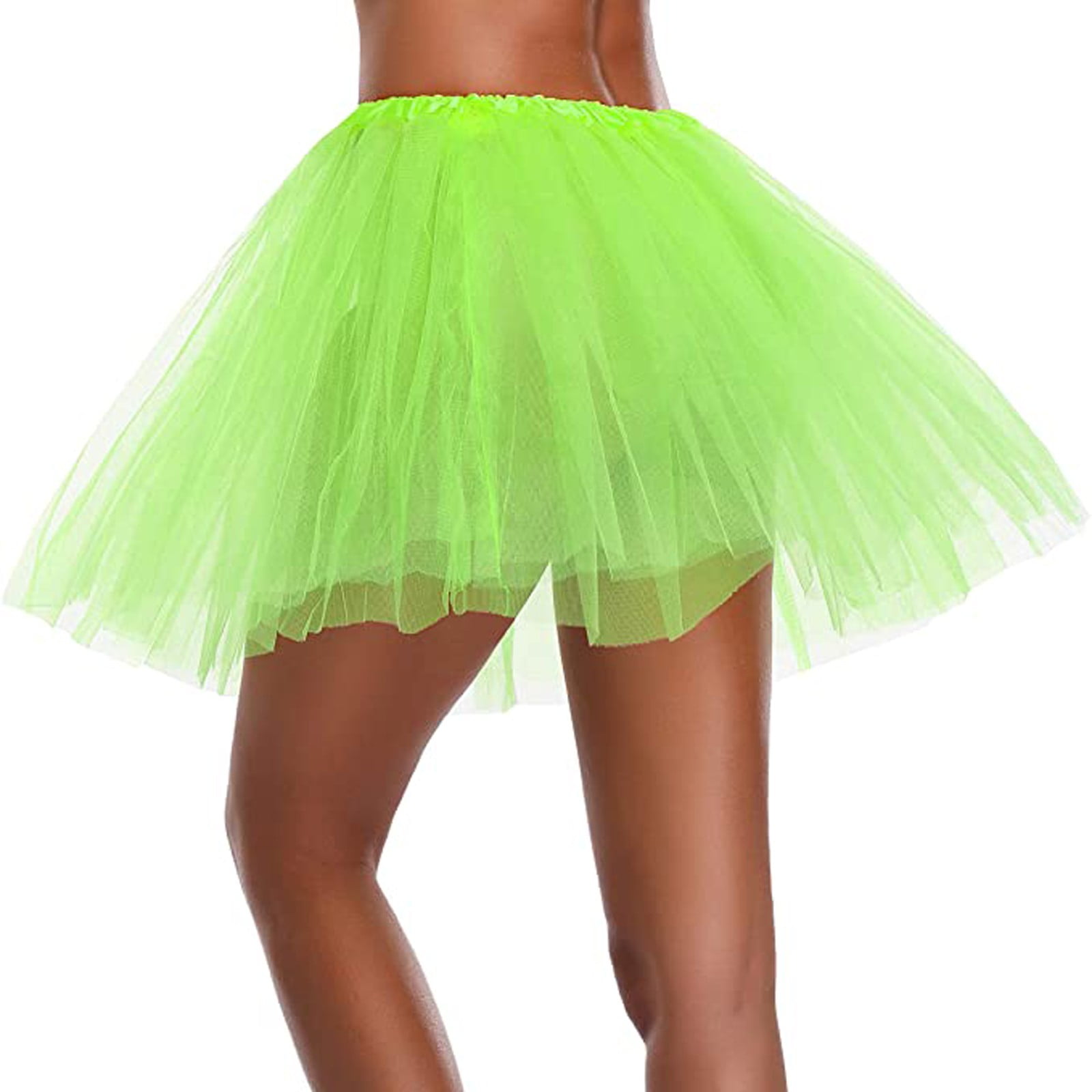 Augper Women's Classic Multi-layer Tulle Tutu Skirt Adult Pleated Gauze ...