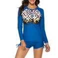 Augper Womens New Fashion Long Sleeve Swimsuit Sexy Casual Bikini