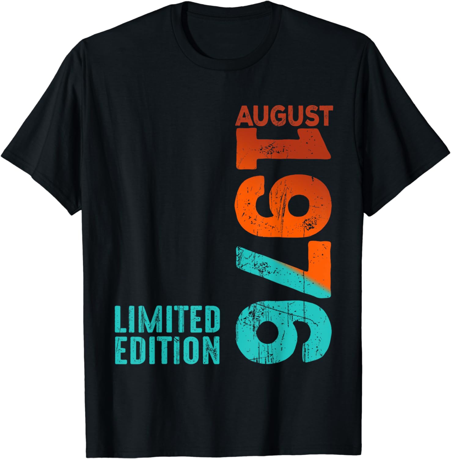 August 1976 Year 1976 Retro 1976 Vintage 1976 Since 1976 T-Shirt - Walmart.com