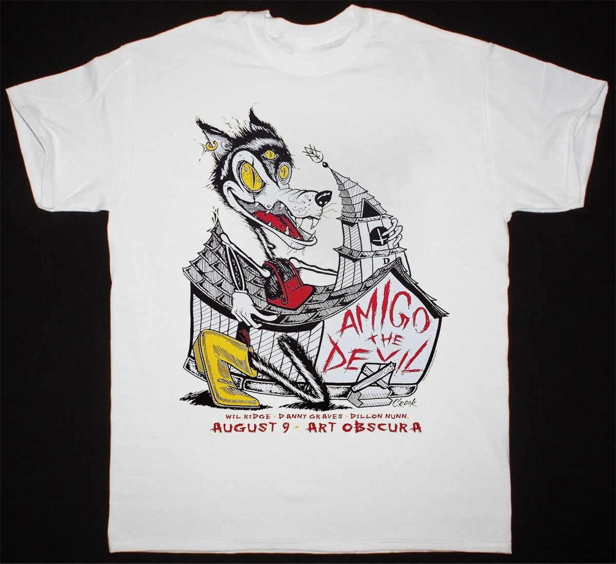 August 9 Live Amigo The Devil Shirt Classic White Unisex S-5XL 1P0727 ...