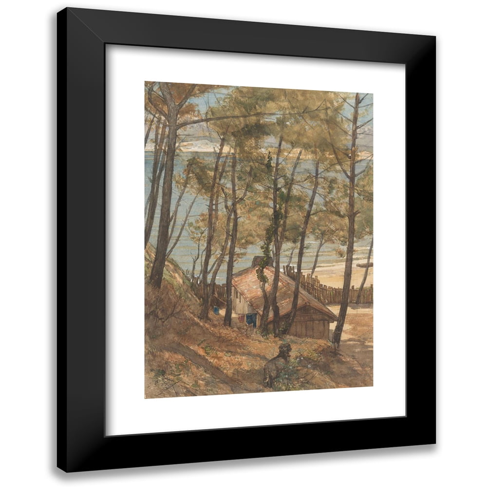 August Allebé 18x24 Black Modern Framed Museum Art Print Titled - Face ...